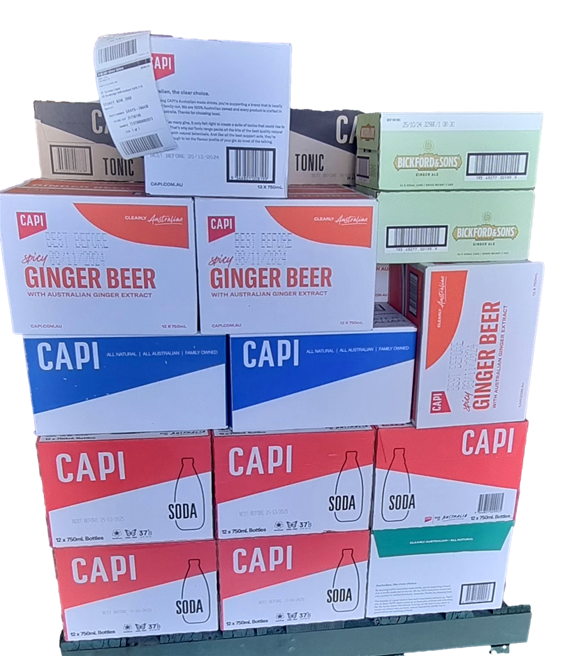 Plt of Assorted Capi Soft Drink & Water Auction (0002-10729651) | Grays ...