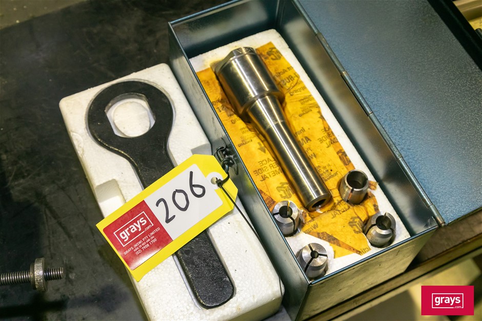 Clarkson Auto Lock Collect Chuck with Steel Case Auction (0206-5056768 ...