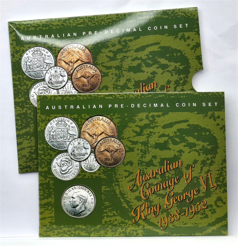 AUSTRALIAN KING GEORGE VI COIN SET Auction (0009-2560659) | Grays Australia