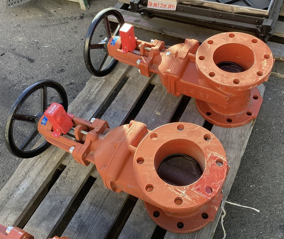 2 x AMTRON Fire Main Gate Valve Auction (0023-3029604) | Grays Australia