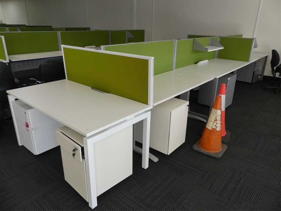 Six Person Workstation Module Auction (0337-5056993) | Grays Australia