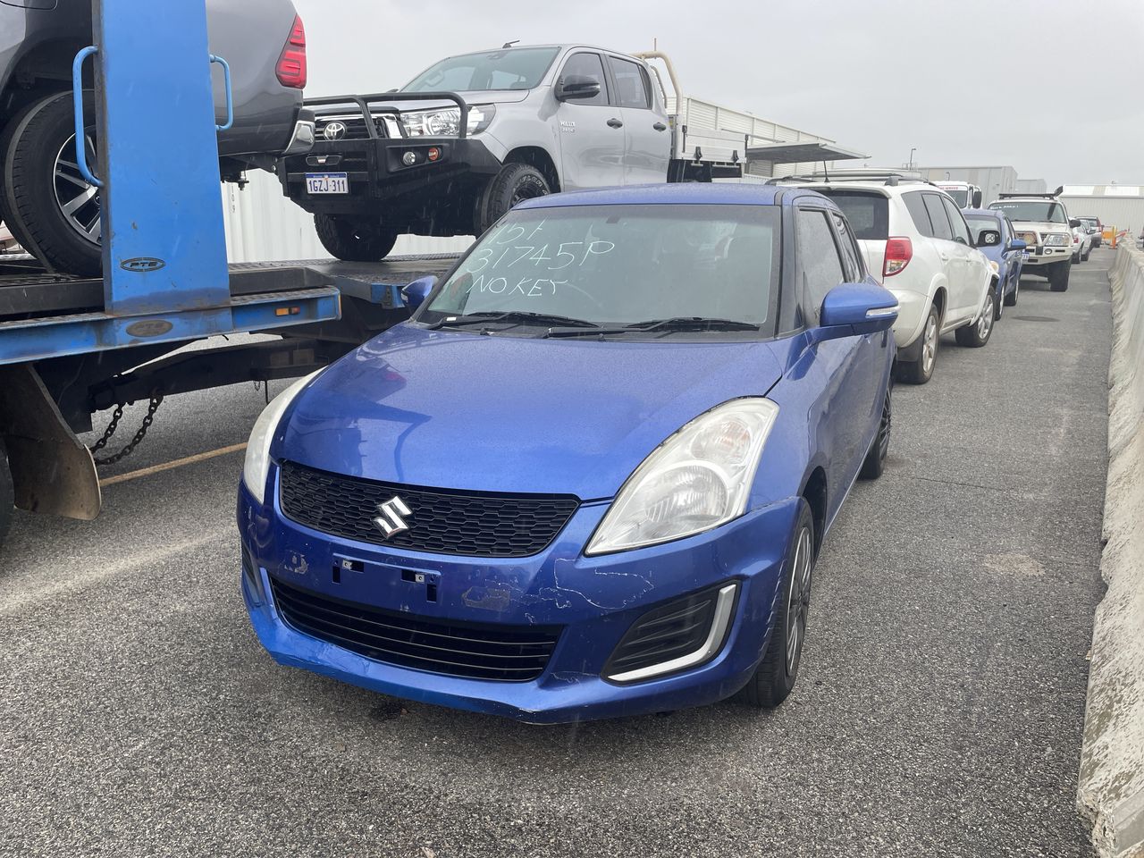 2014 Suzuki Swift GL FZ Automatic Hatchback WOVR REPAIRABLE Auction ...