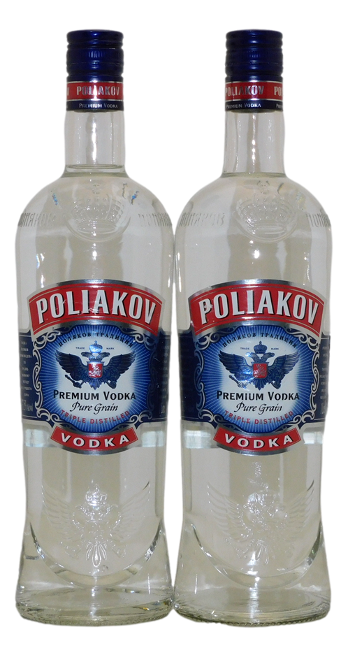 Poliakov Premium Vodka (2x 1L) France Auction (0051-10729748) | Grays ...