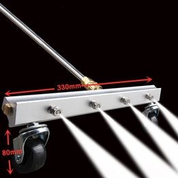 Wheeled Water Broom Pressure Washer Cleaners with 4 Nozzles Auction ...