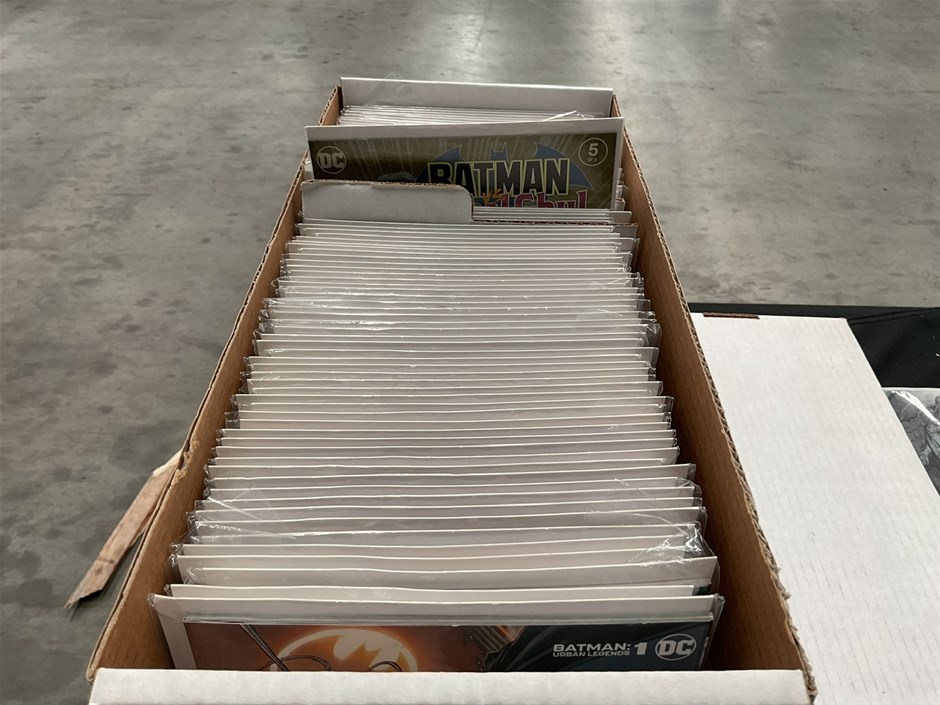 Box Of Unopened Batman Comics Auction (0012-9054051) | Grays Australia