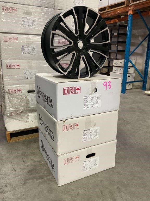 Set of 4 Vendetta Wheels Auction (0093-3029706) | Grays Australia