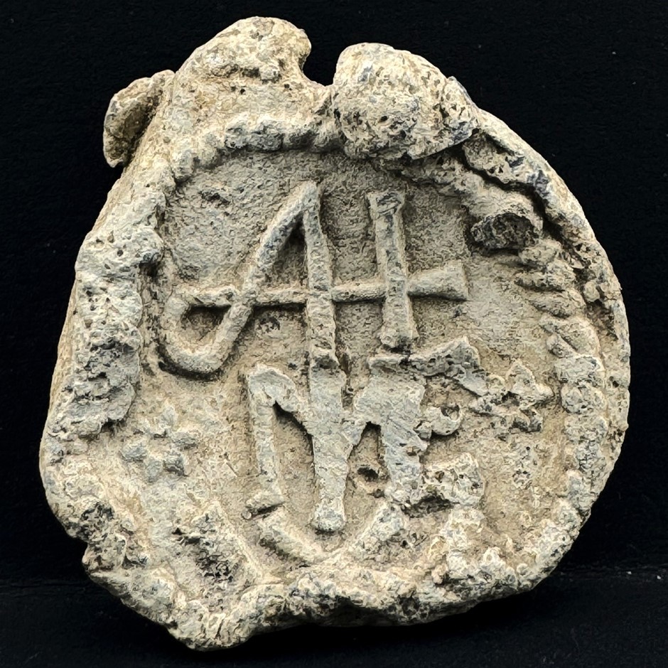 ANCIENT MEDIEVAL LEAD TRADERS CLOTH SEAL (12TH - 15TH CENTURY AD ...