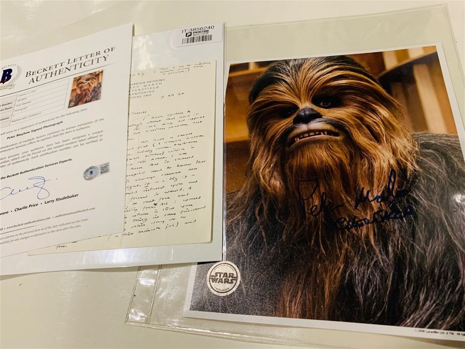 Star Wars Memorabilia lot Multi- signed hand written letter from the ...