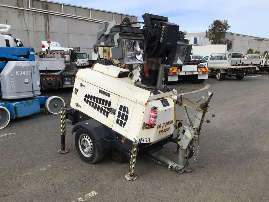 2015 PR Power PR4000 Light Tower Auction (0018-3030343) | Grays Australia
