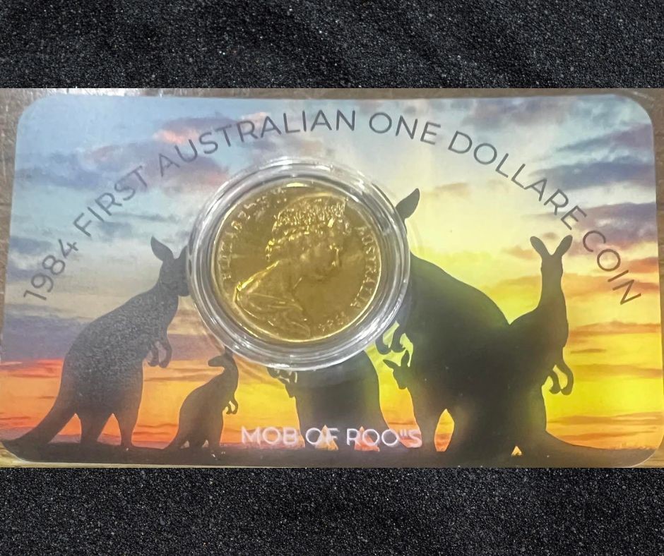 1984-Australia First Australian One Dollar Coin UNC Auction (0002 ...