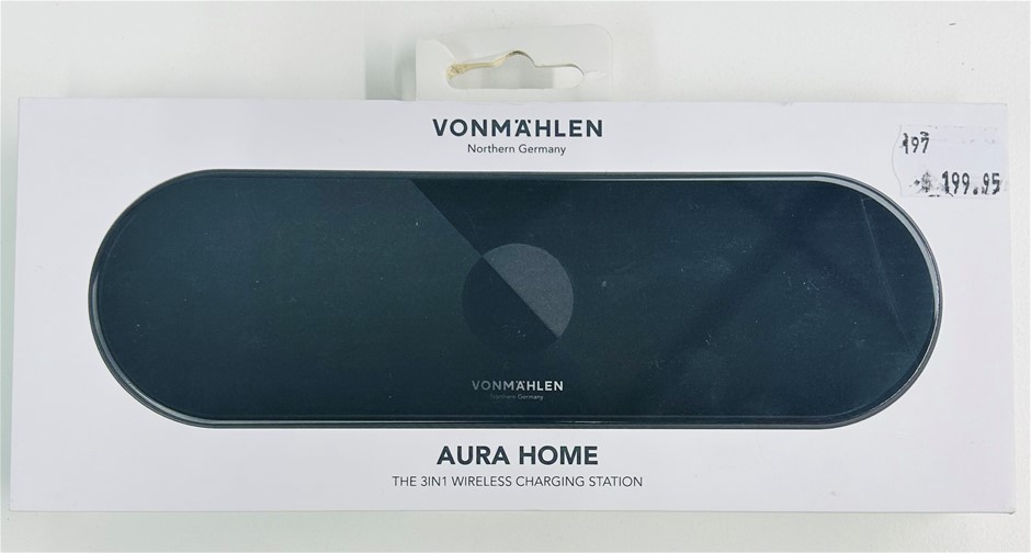 AURA HOME The 3 IN 1 Wireless Charging Station Model VM-AUH-01 Auction ...