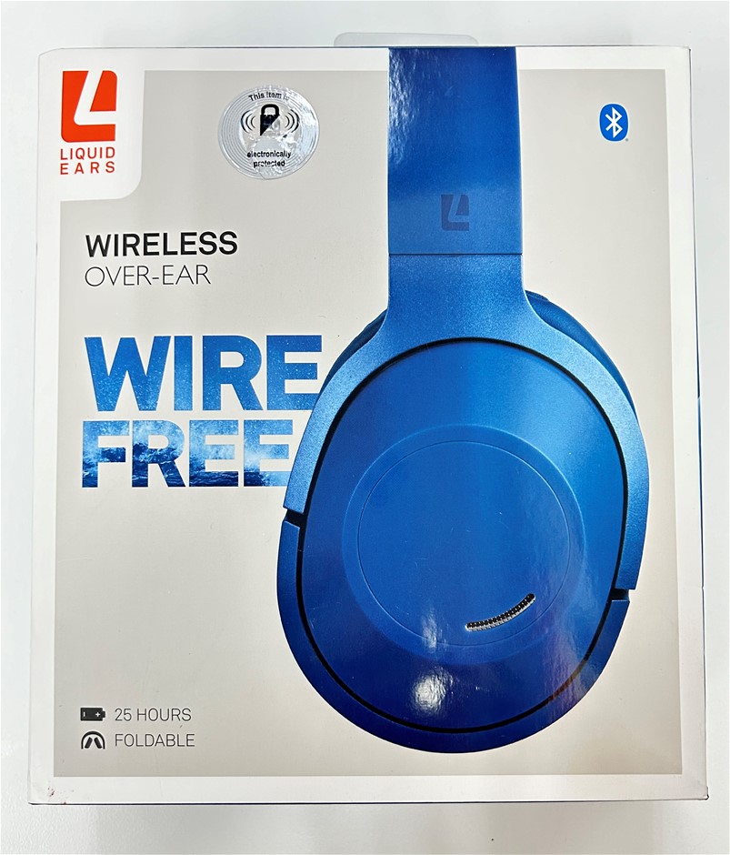 LIQUID EARS Wired Over-Ear Headphones Foldable 250 Hour Playtime ...