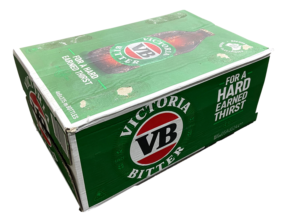 Victoria Bitter Beer Bottles (24x 375mL) VIC Auction (0018-10730346) | Grays Australia