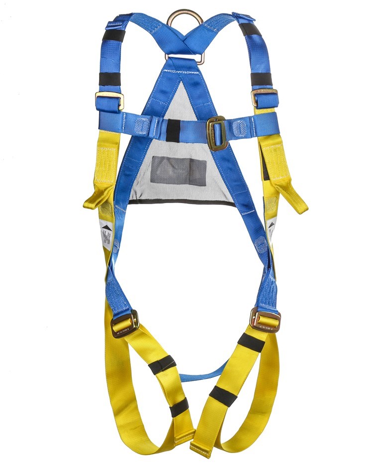 LIFT SAFE Full Body Safety Harness w/ 2 x Chest Attachment Loops, D ...