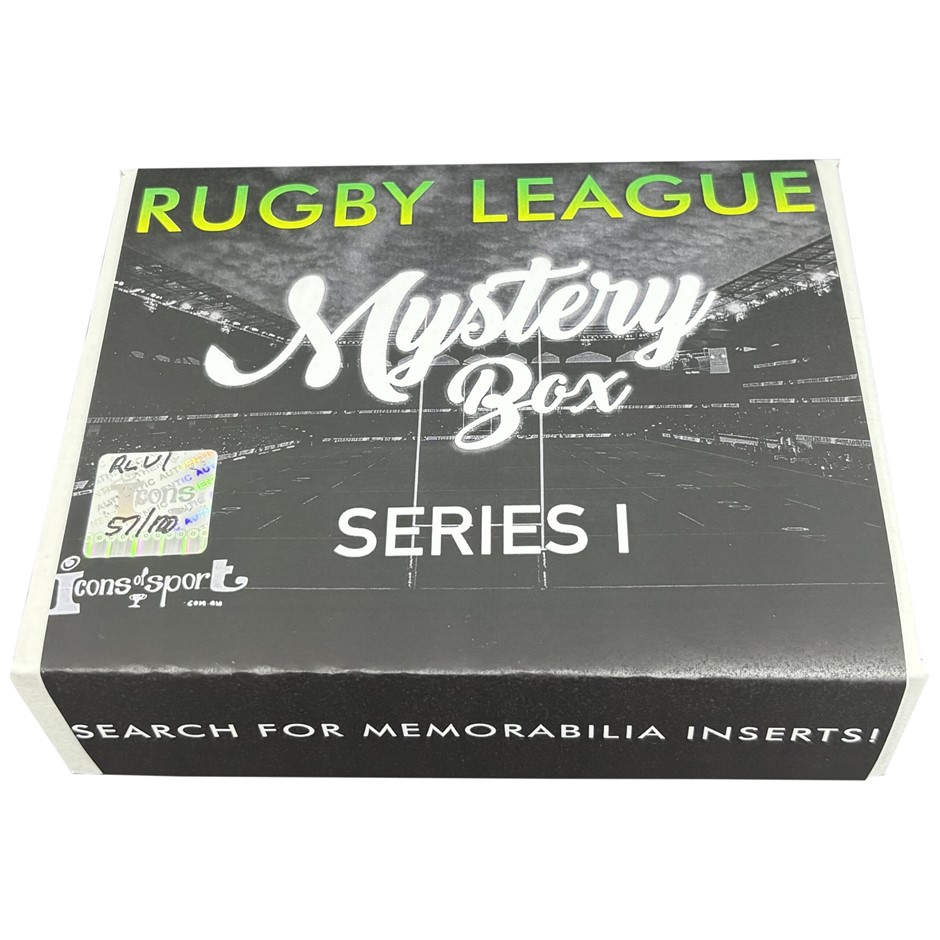 RUGBY LEAGUE TRADING CARD MYSTERY BOX – ICONS OF SPORT SERIES 1 Auction ...