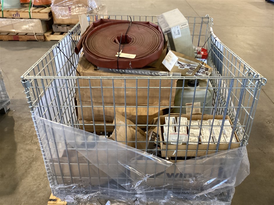 Various Types Of Conduit, Lay Flat Hosing And More, Stillage Of Auction ...
