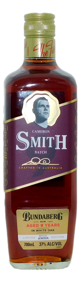 Bundaberg Rum Cameron Smith Batch Aged 9 Years (1x 700mL), QLD. Auction (0051-10730156) | Grays ...