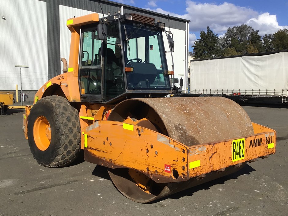 AMMANN ASC 110 D Smooth Single Drum Roller Auction (0002-5057578 ...