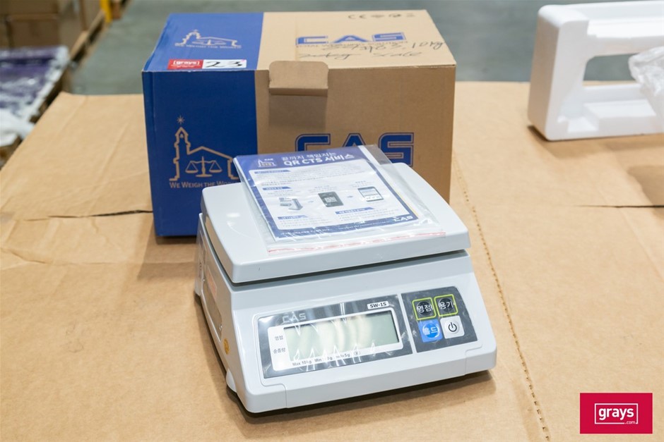 CAS SW-1S(10) Bench Weighing Scale Auction (0023-5057375) | Grays Australia