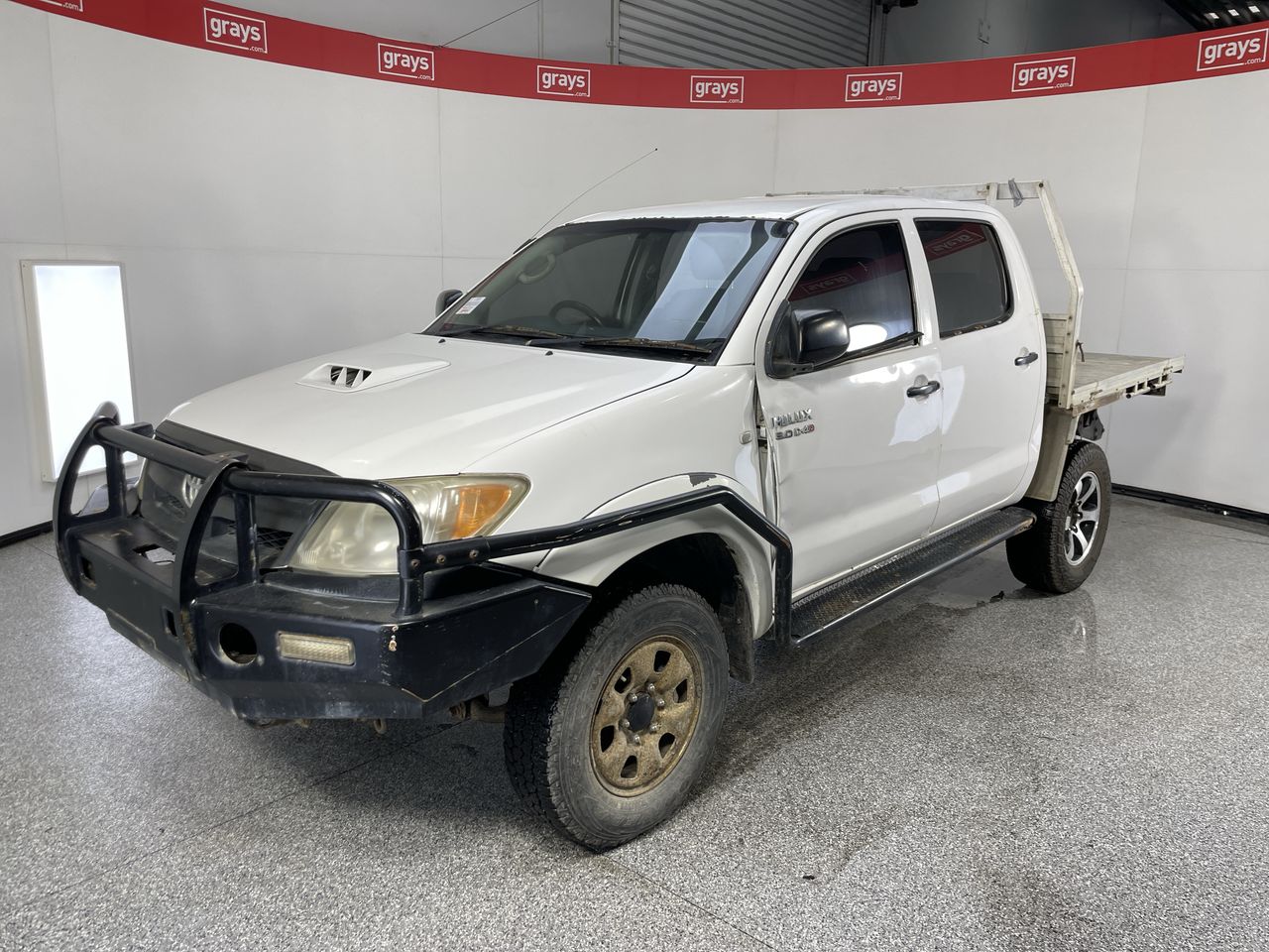 2006 Toyota Hilux SR (4x4) KUN26R Turbo Diesel Manual Dual Cab Auction ...