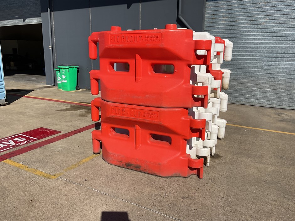 10 x Road Block Water Bollards Auction (0010-7053753) | Grays Australia