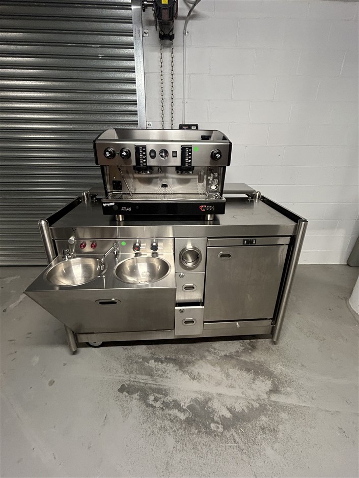 2015 WEGA Atlas EVD/2-AT 2 Cup Coffee Machine + Stainless Steel Custom ...