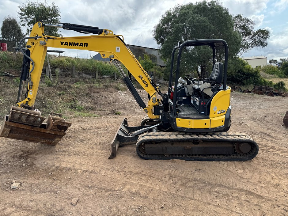 Yanmar ViO55 - 6B Hydraulic Excavator Auction (0057-7053131) | Grays ...