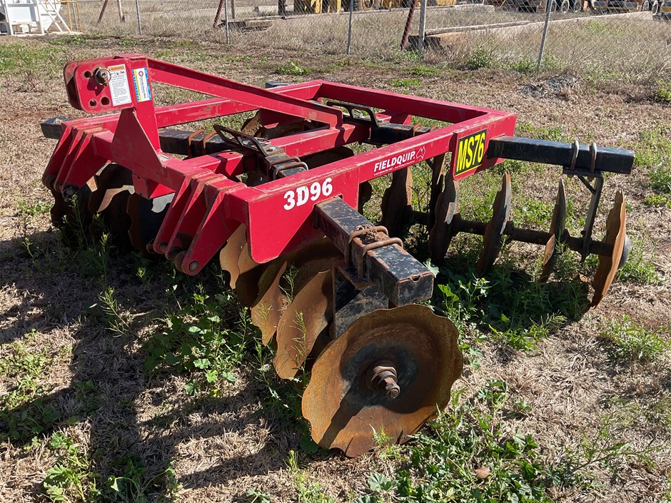 Fieldquip 3PL Compact Disc Harrows Plow Auction (0004-7053195) | Grays ...