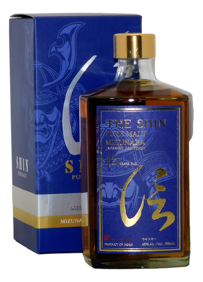 The Shin 15 Years Old Mizunara Oak Finish Malt Whisky (1x 700mL ...