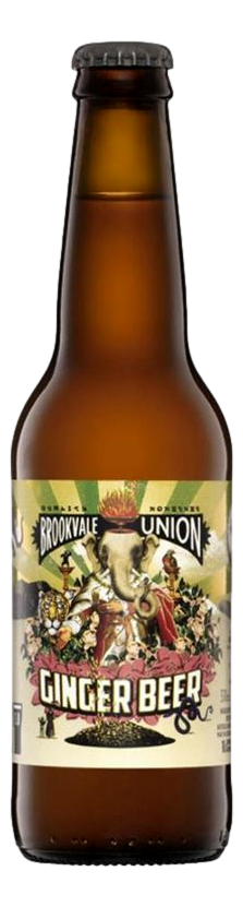 Brookvale Union Ginger Beer Bottles (24x 330mL) Aus. Auction (0026 ...