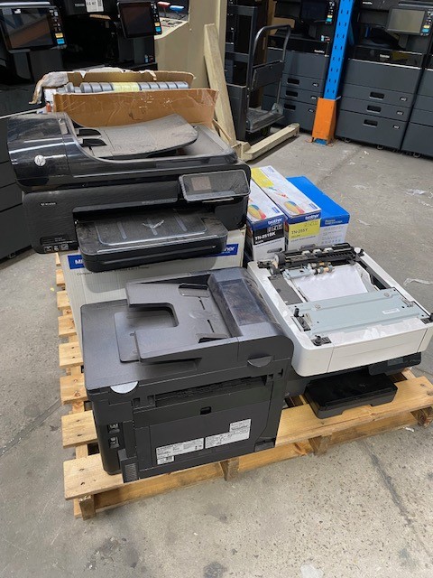 3 x HP Brother Printers and Toners Auction (0016-5057617) | Grays Australia