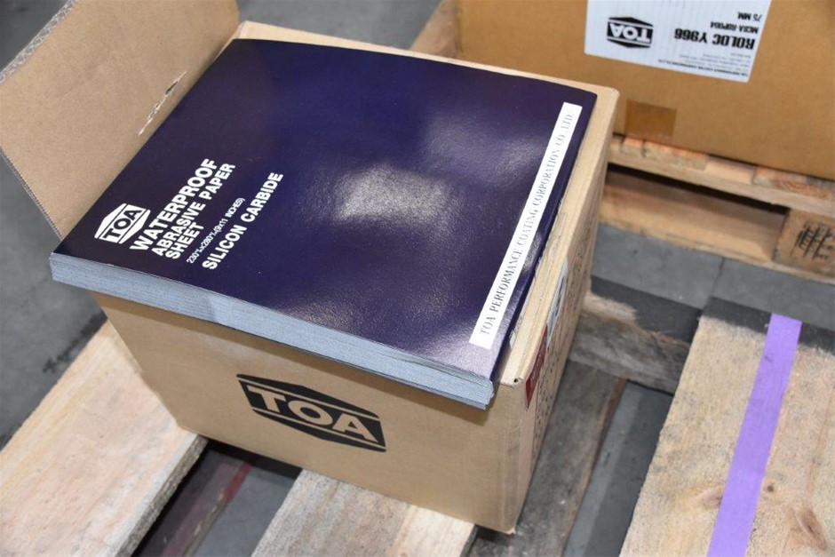 TOA Waterproof Abrasive Paper Sheet Auction (0015-5057613) | Grays ...