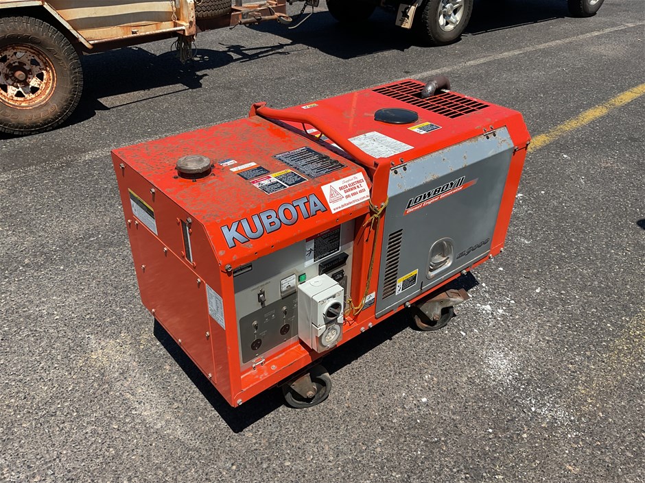 Kubota Lowboy 2 GL9000 Diesel Generator Auction (0001-8019157) | Grays ...