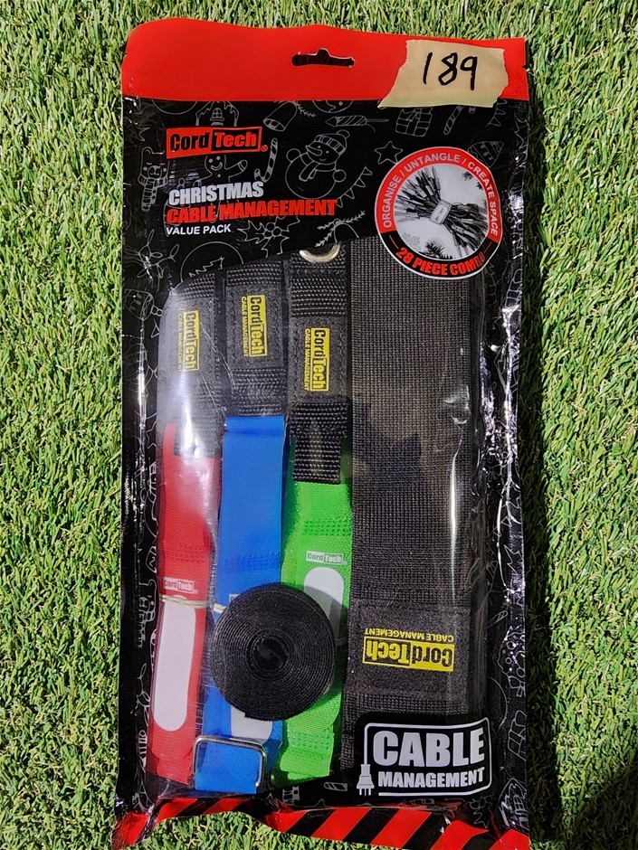 Cord Tech Cable Management Pack Auction (0189-5057621) | Grays Australia