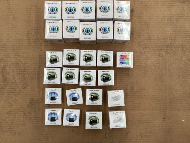 Assorted Motion & Window Sensors, Gate Controllers, Dimmer Bypasses ...