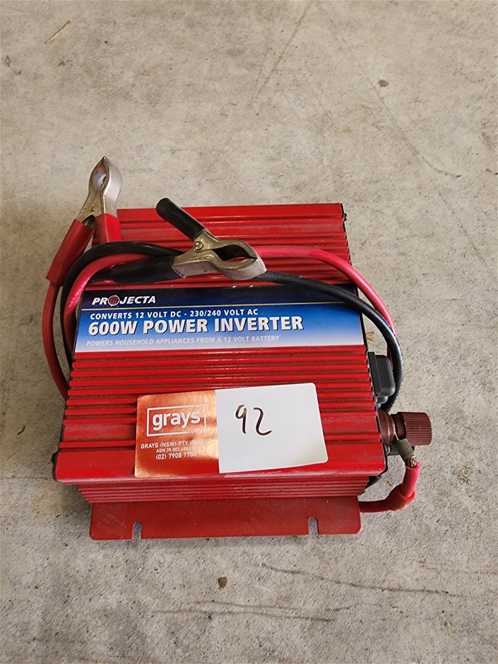 Projecta 600W Power Inverter Auction (0092-5057787) | Grays Australia