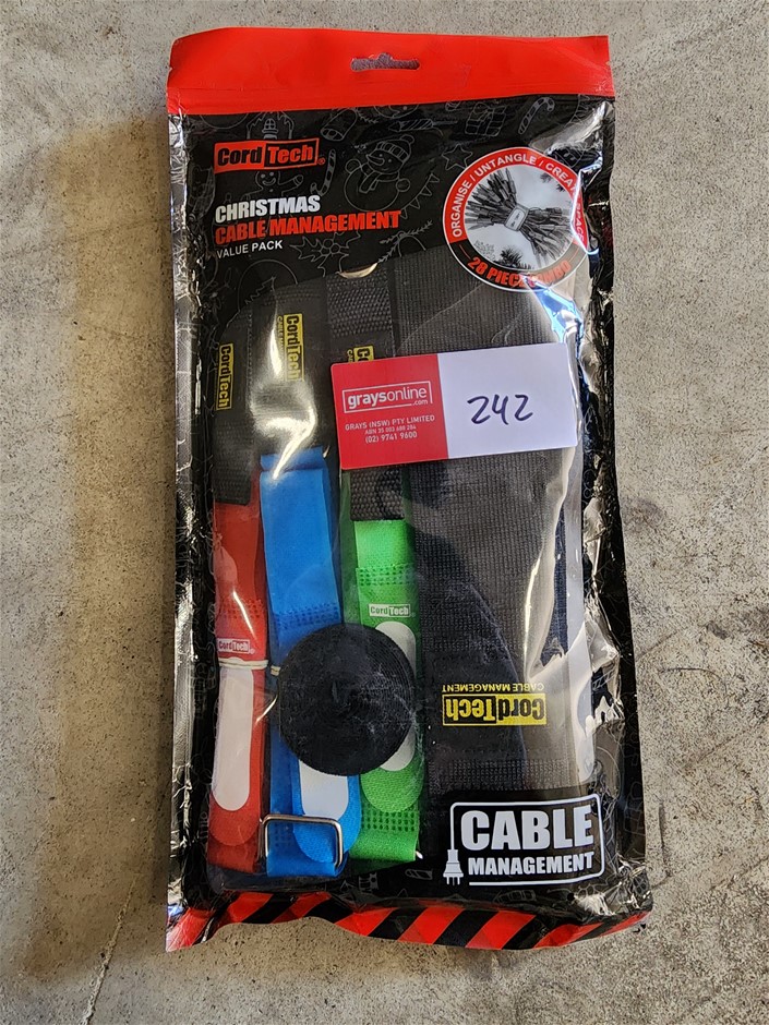 Cordtech Christmas Cable Management Value Pack Auction (0242-5057787 ...