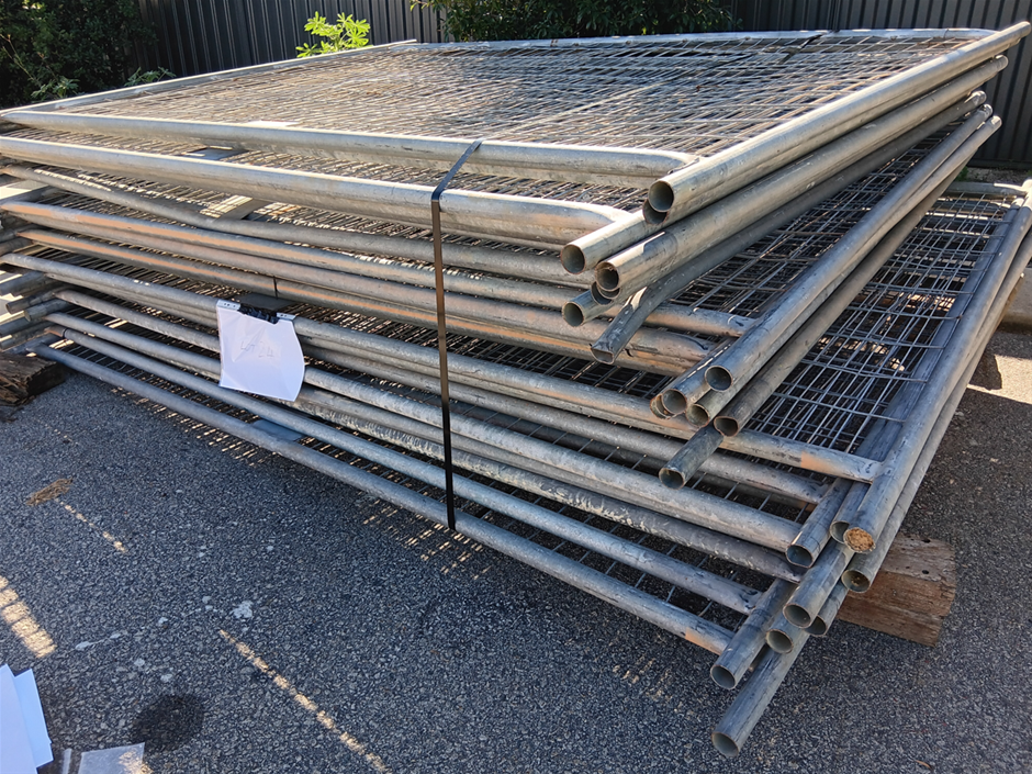 Package of Portable Fencing Panels & Feet (Wangara) Auction (0095 ...