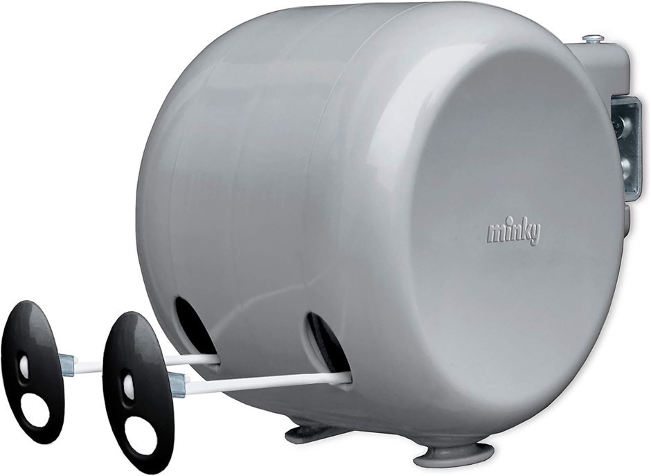 MINKY Double Retractable 30m Clothes Line, Grey. Auction | GraysOnline ...