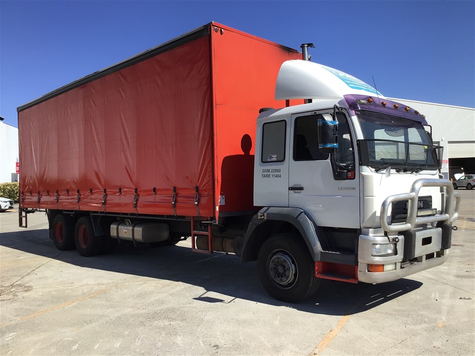 2006 MAN 22SE 6 x 2 Curtainsider Rigid Truck Auction (0025-5058916 ...