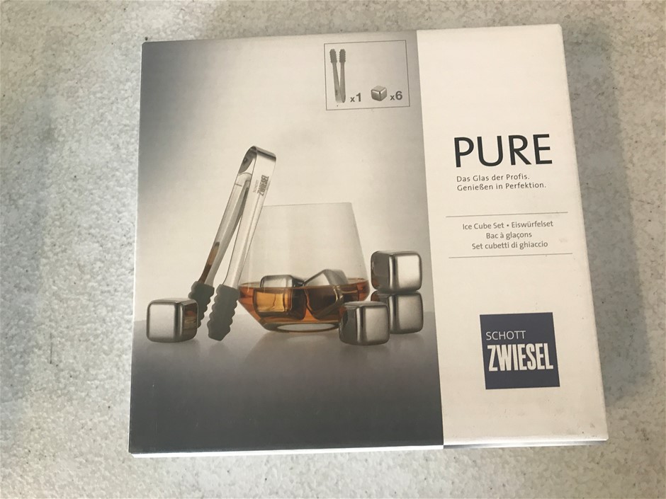 8x ZWIESEL Stainless Steel Ice Cube Sets Auction (0924-3030409) | Grays ...