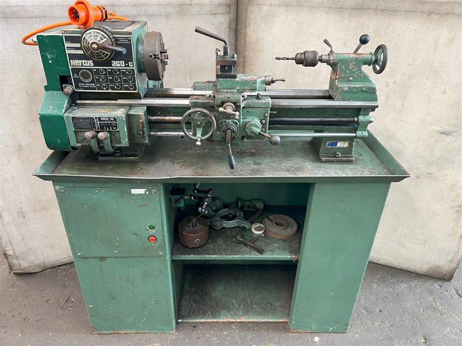 Hercus 260-G Geared Lathe Auction (0003-5057777) | Grays Australia