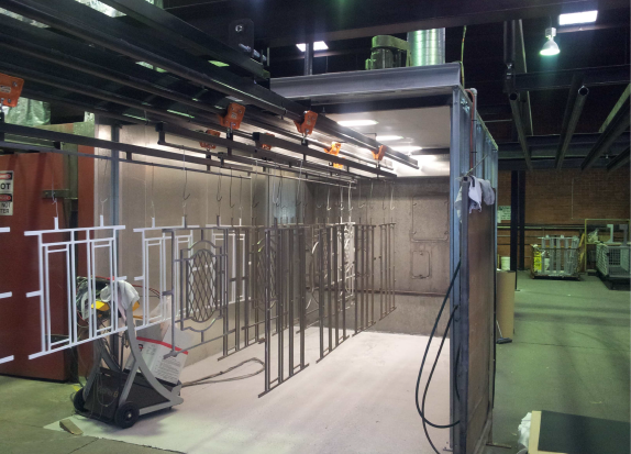 Powder Coating line, Pre Treatment and Overhead Track System. Auction ...