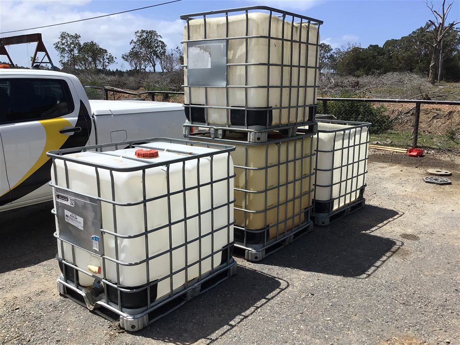4 x 1000L IBC Containers Auction (0006-7054124) | Grays Australia
