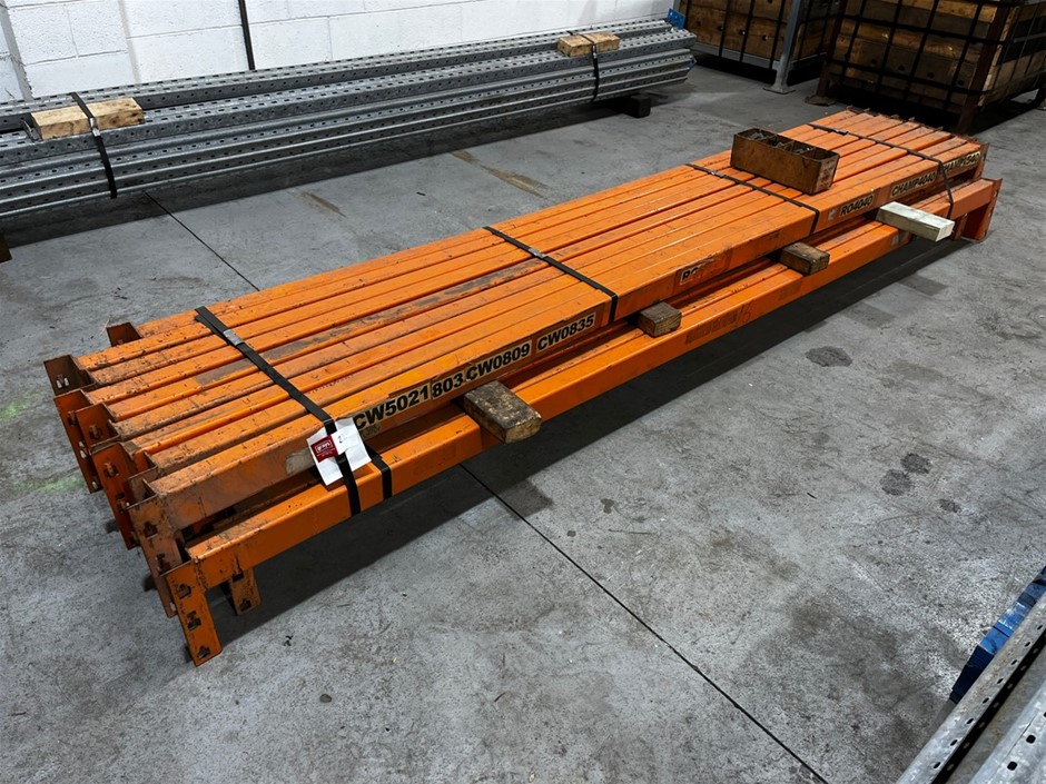 Bulk Quantity Dexion Pallet Racking Load Beams Auction (0022-5058025 ...