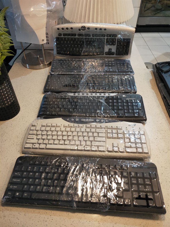 6 x Computer Keyboard Auction (0021-3030823) | Grays Australia
