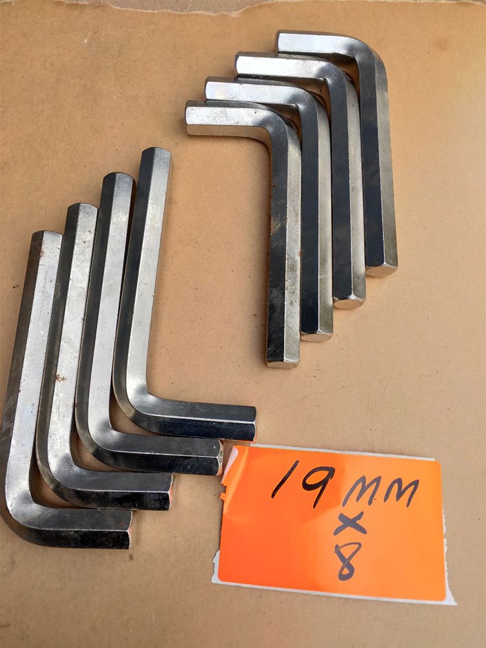 8 x 19mm Hex Head Keys Auction (0028-3030823) | Grays Australia