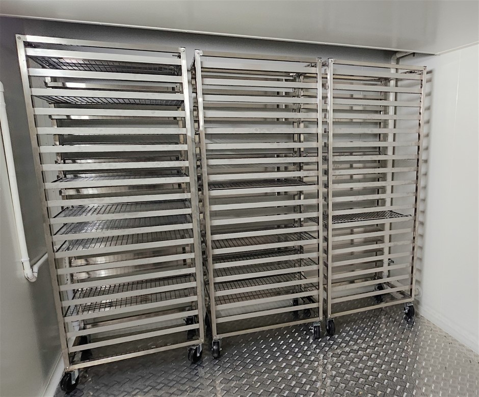 Heavy-Duty Stainless Steel Adjustable Gastronorm Racks (Set of 3 ...