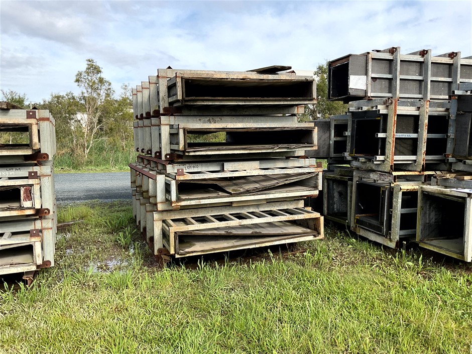 3 x Steel Framed Column Boxes Auction (0150-7053824) | Grays Australia