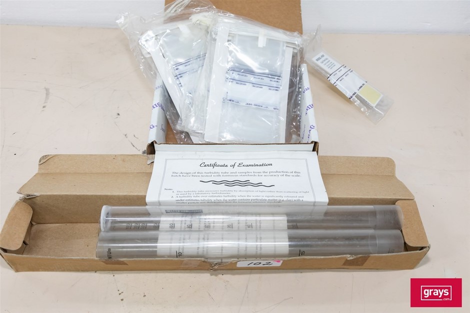 Turbidity Tubes with Sterilised Water Sampling Bags Auction (0102 ...